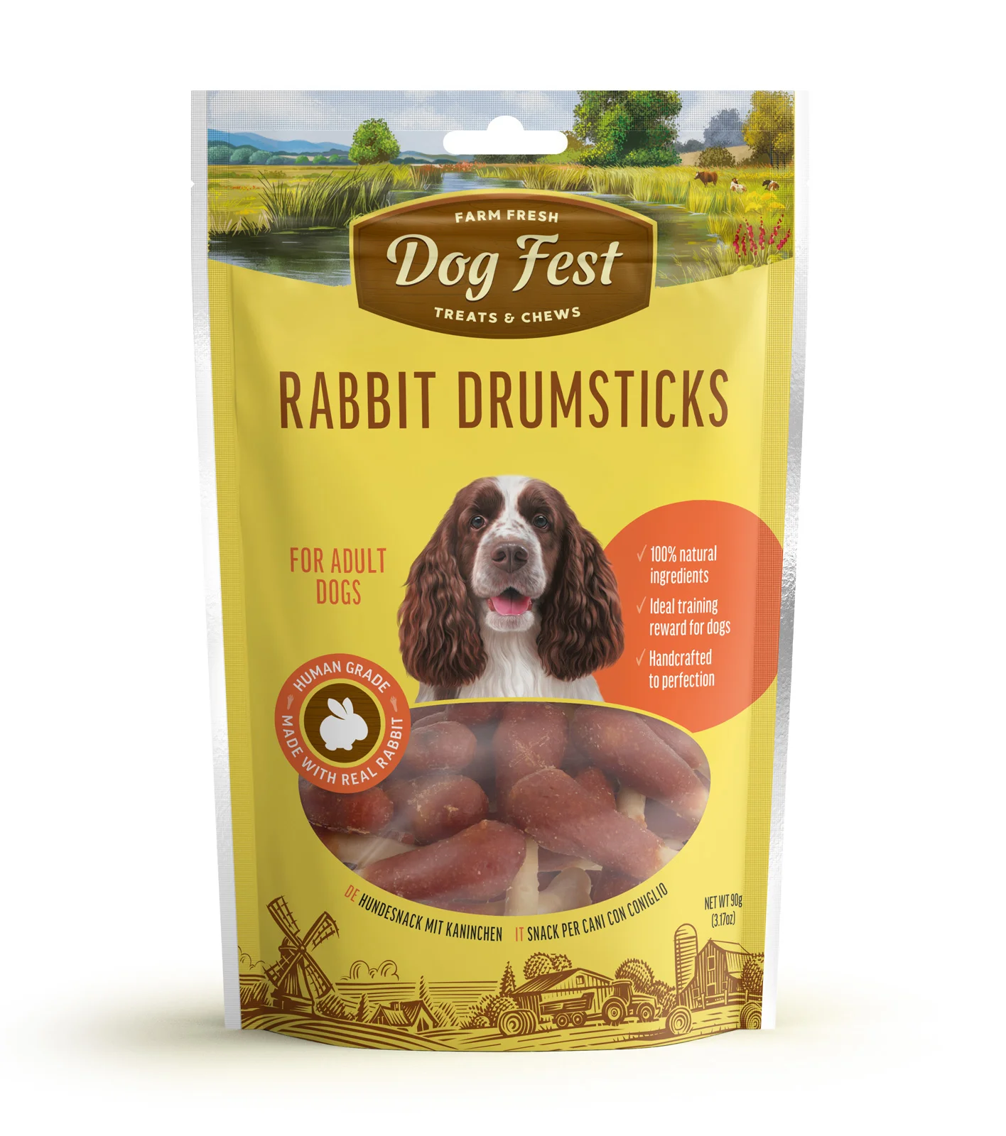 Dog Fest Rabbit Drumsticks For Adult Dogs 90g | SMBG B2B Website